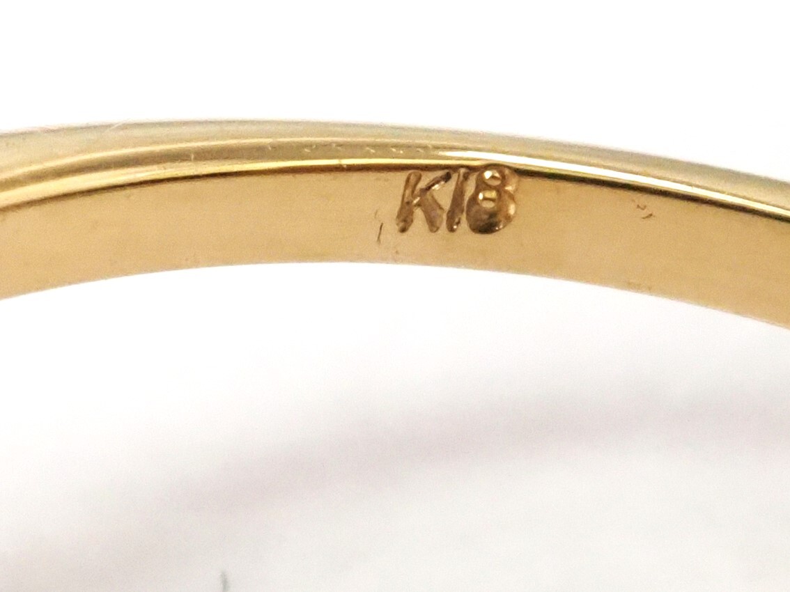 Yahoo!オークション - 【5201E】K18 天然ダイヤモンド 1.00ct/2.3g リ...