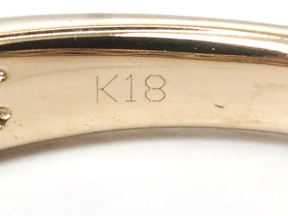 Yahoo!オークション - K18 天然ダイヤモンド 0.94ct/3.67g リング 指輪...