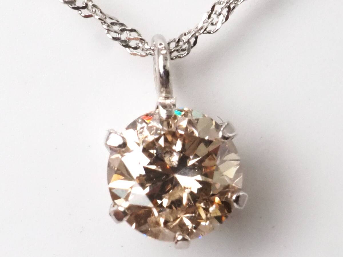 Yahoo!オークション - 【5114E】Pt900/Pt850 天然ダイヤモンド 0.40ct/...