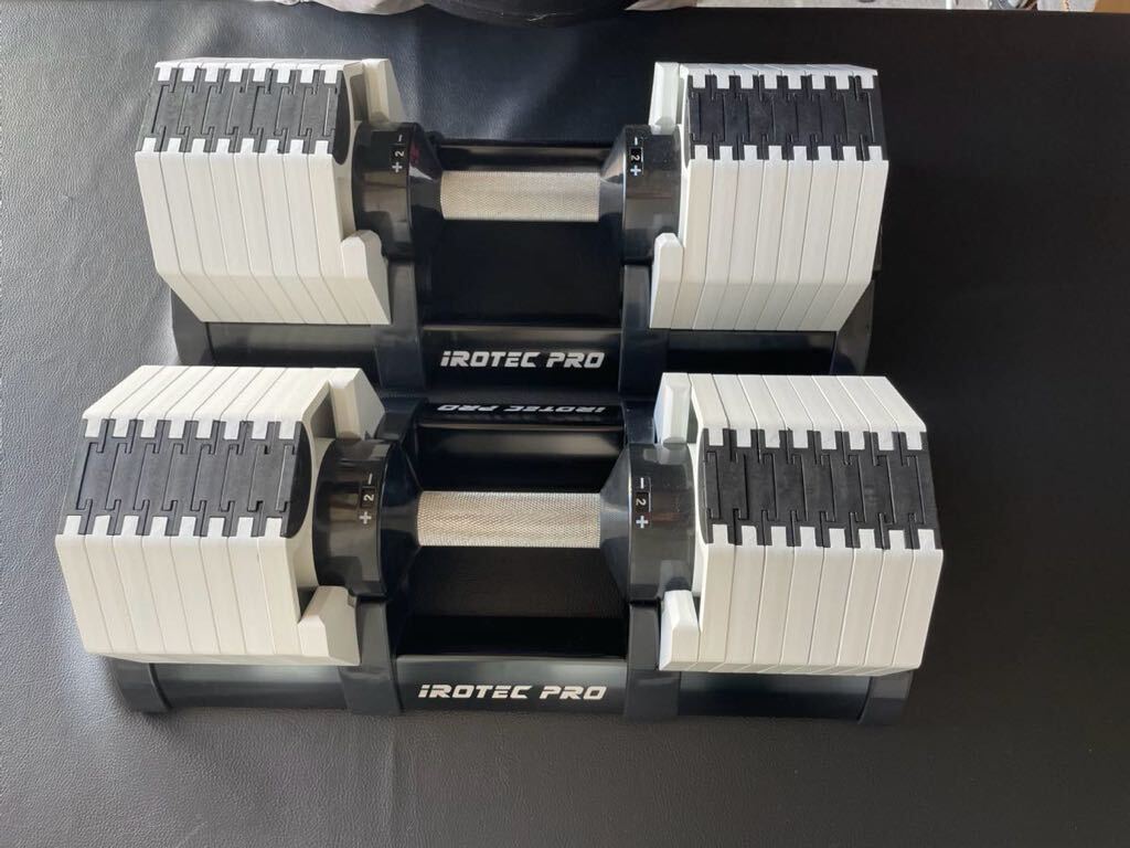 Yahoo!オークション - 美中古品 IROTEC PRO アジャスタブルダンベル32k...