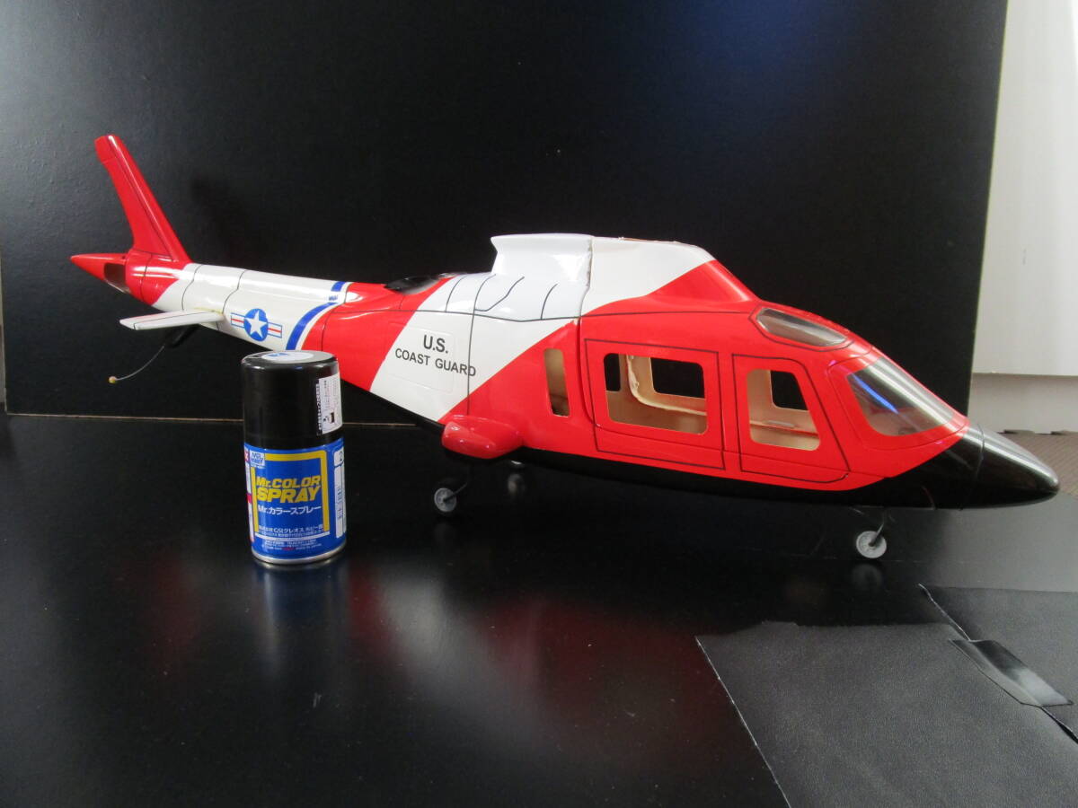 Yahoo!オークション - アグスタ A109 450サイズ T-REX スケールボディ ...