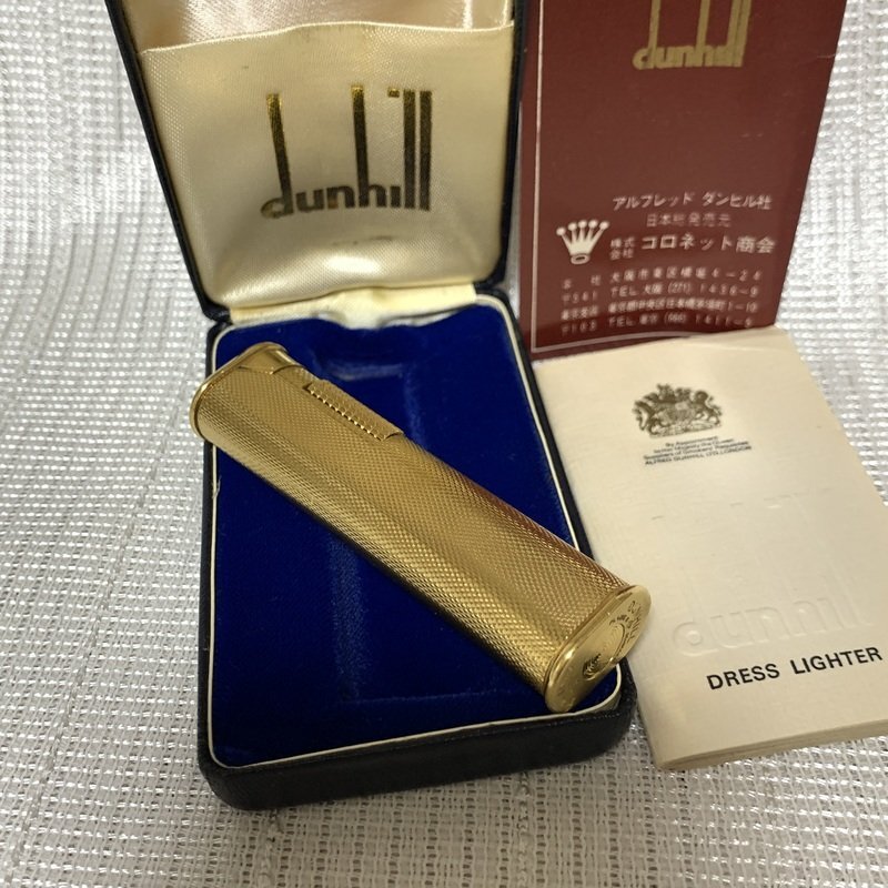 Yahoo!オークション - 1円～ 箱入 DUNHILL ダンヒル A49 金張り GOLD ...