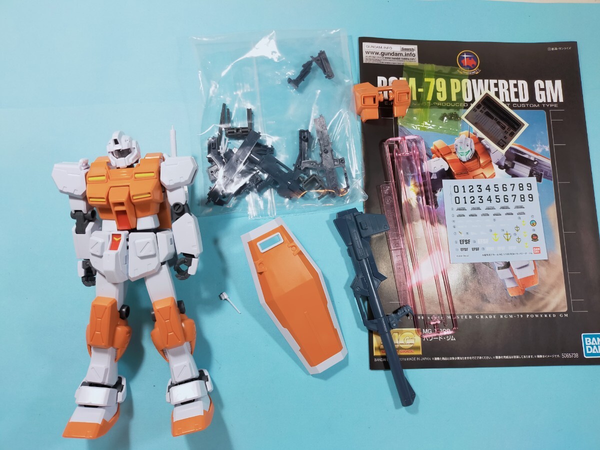 Yahoo!オークション - A2946 MG 1/100 パワード・ジム ガンダム ガンプ...
