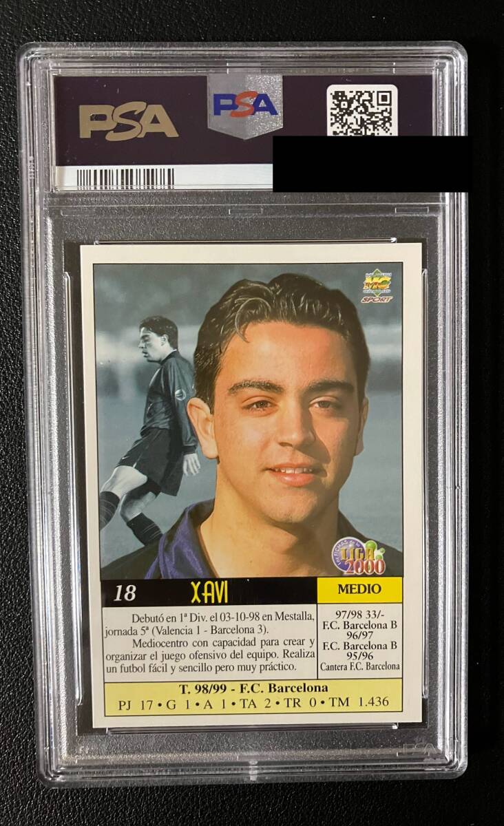 Yahoo!オークション - 2000 Mundi Cromo Liga Xavi シャビ PSA 8 Barce...