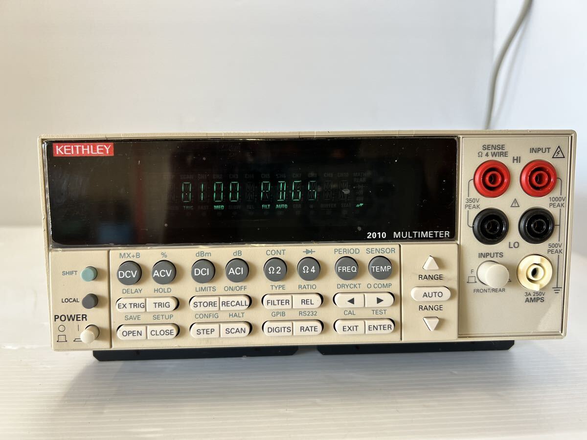 Yahoo!オークション - KEITHLEY 2010 MULTIMETER マルチメーター ケー...