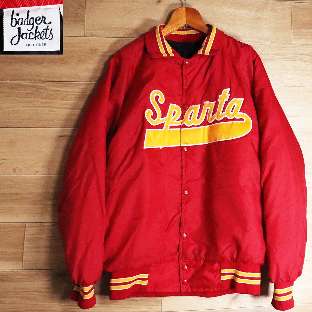 Yahoo!オークション - C3K/R8.21-1 badger jackets ナイロンスタジャン...