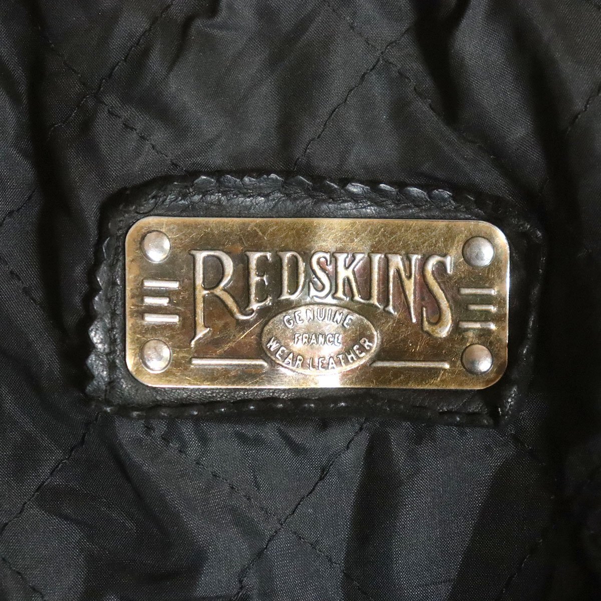 Yahoo!オークション - =3T/Y10.4-5 RED SKINS レッドスキンズ 襟ボア ...