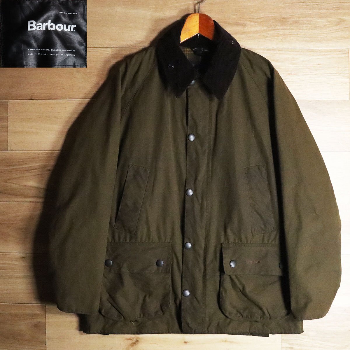 Yahoo!オークション - I6S/Y7.8-2 イギリス製 Barbour バブアー CLASSI...