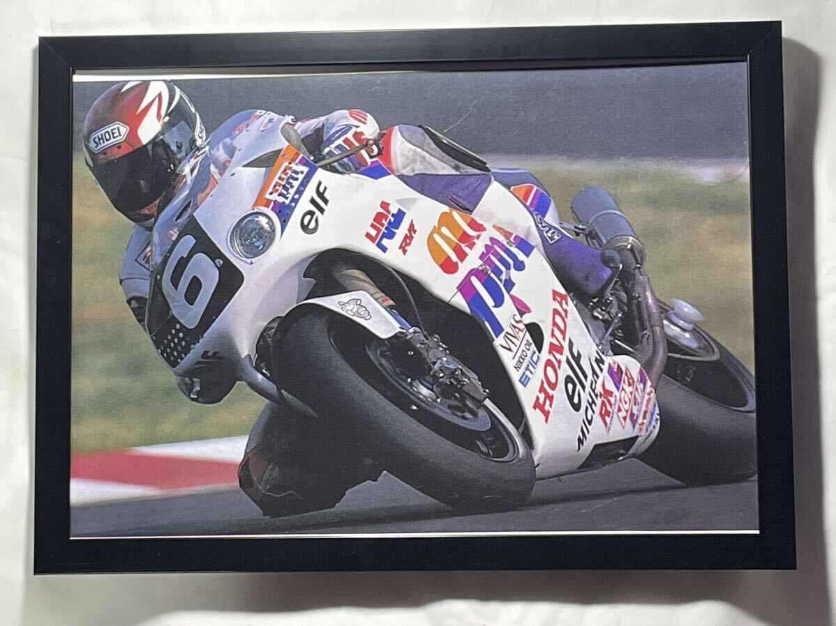Yahoo!オークション - 「武石伸也/ ホンダRVF/ RC45 '94」A4サイズ 鈴...