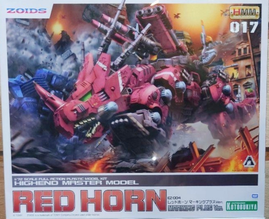 Yahoo!オークション - ゾイド HMM レッドホーン 未組立 コトブキヤ ZOI...