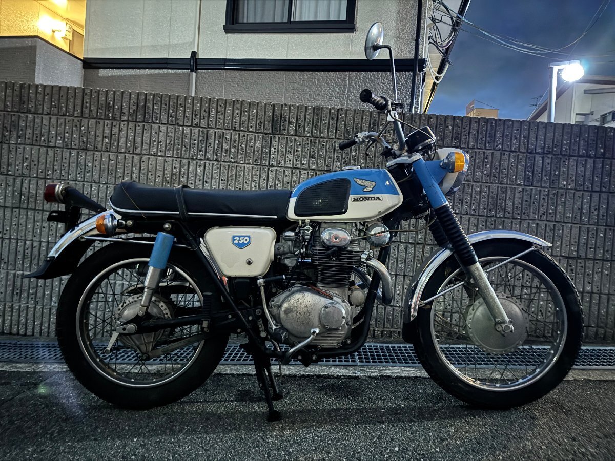 HONDA ホンダ DREAM CL250 BLUE 実働 走行距離17 823km 車 ビンテージバイク \1 1円(126cc-250cc)｜売買されたオークション情報、yahooの商品 ...