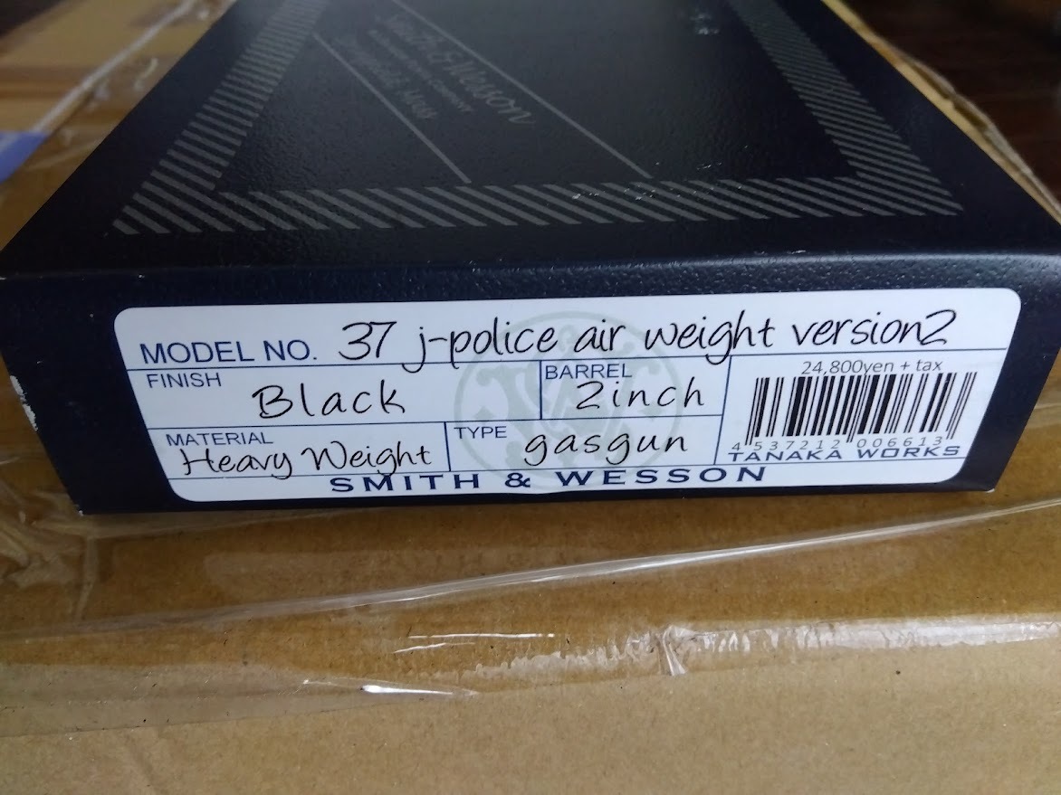 Yahoo!オークション - タナカ S&W M37 エアーウエイト J-police 2イン...