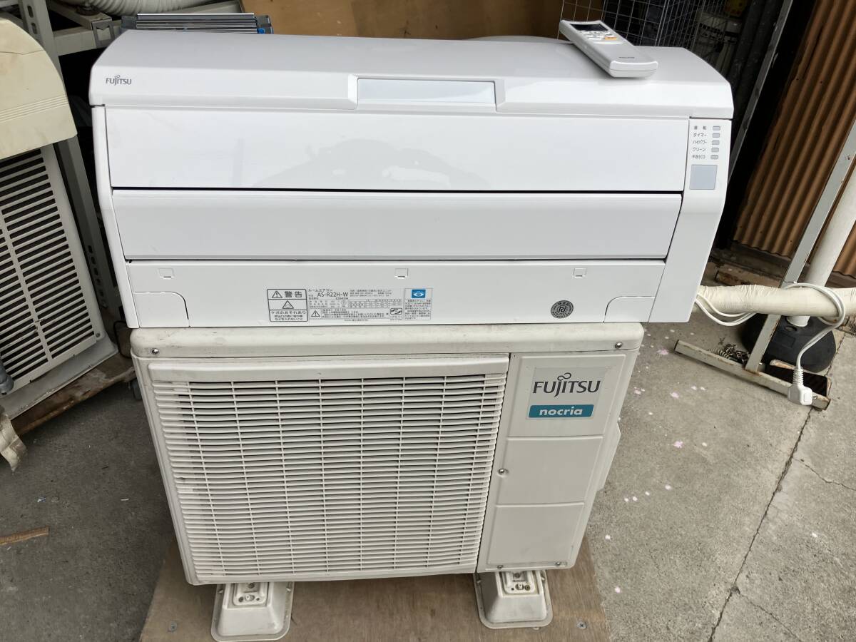 Yahoo!オークション - エアコン 富士通 2019年製 AS-R22H 6畳用 リモ...