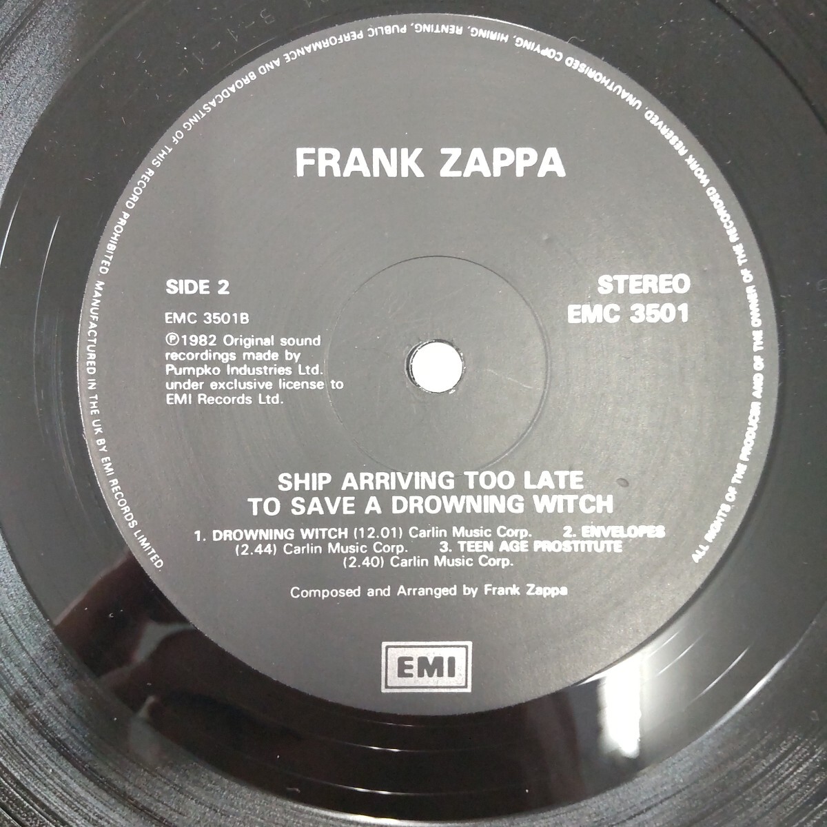 Yahoo!オークション - f038 FRANK ZAPPA フランク・ザッパ SHIP ARRIVI...