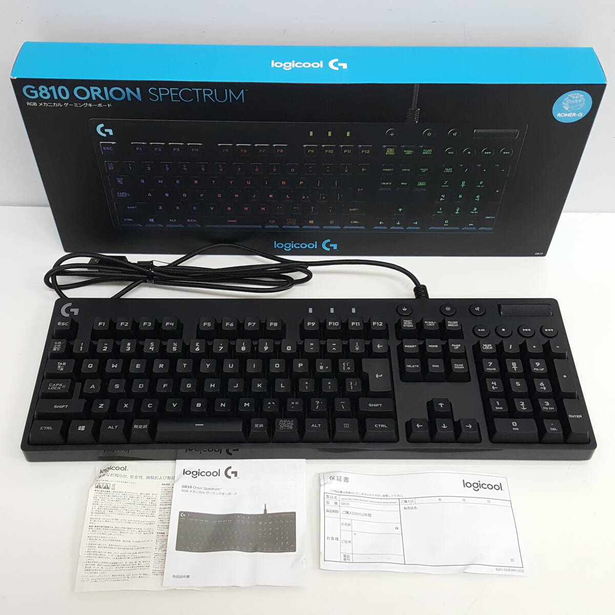 Yahoo!オークション - 【 G810 ORION 】ゲーミングキーボード ロジクー...