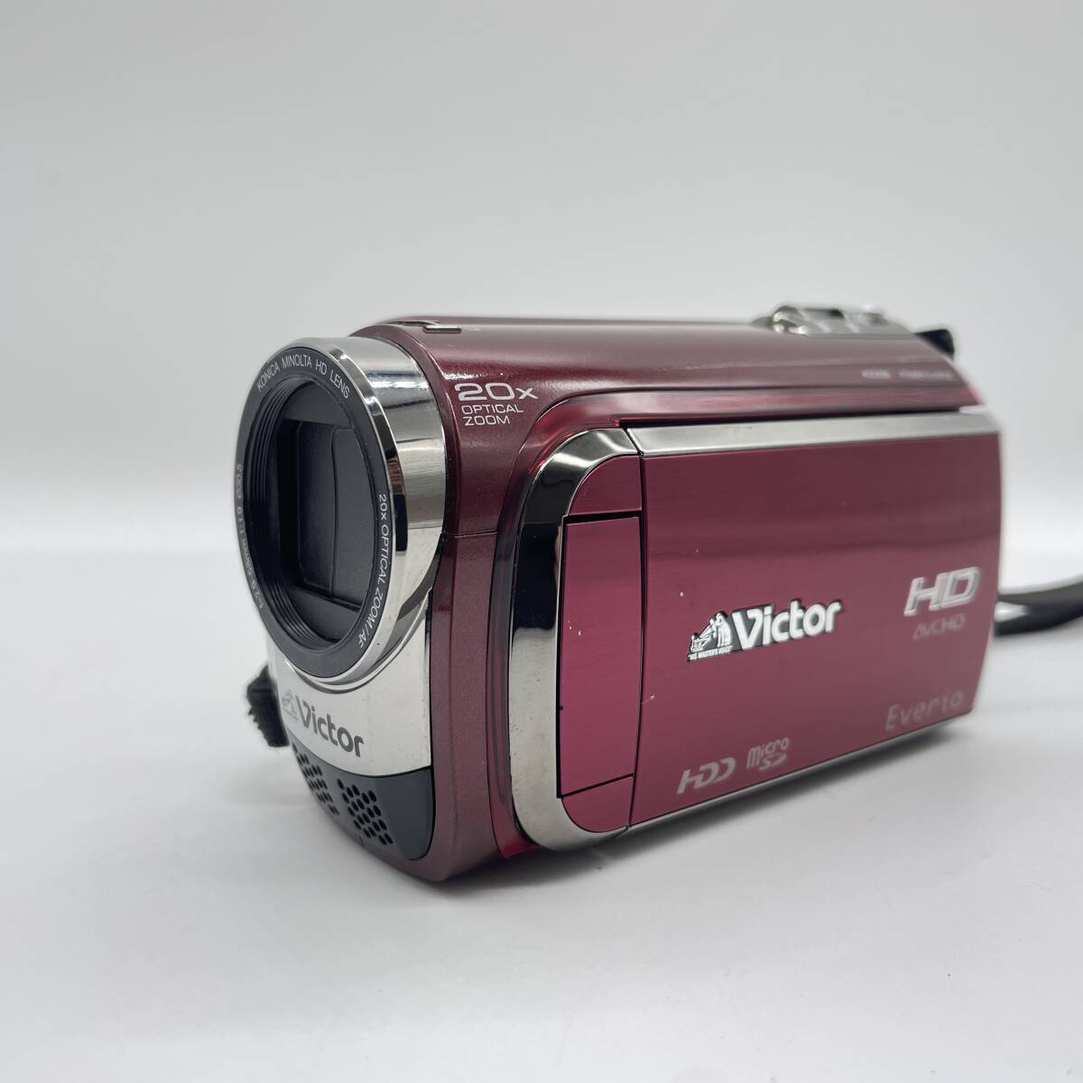 Yahoo!オークション - 【動作確認済み】Victor Everio GZ-HD300-R ビク...