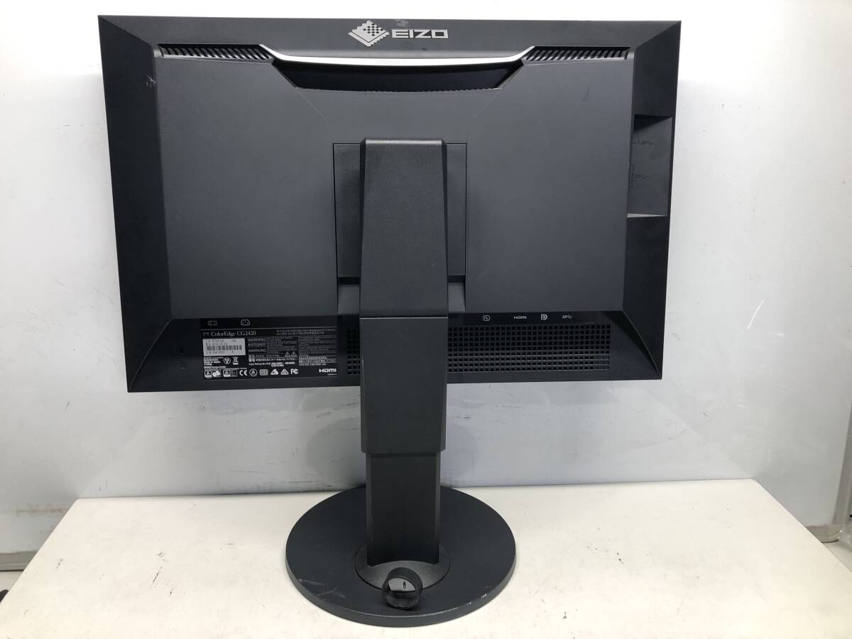 Yahoo!オークション - E192 EIZO ColorEdge CG2420-BK 24.1型カラーマ...
