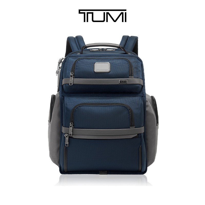 Yahoo!オークション - TUMI ALPHA3 ブリーフパックネイビー×グレー