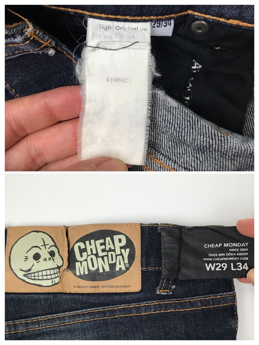 Yahoo!オークション - CHEAP MONDAY W29/L34 ジーンズ ジーパン デニム...