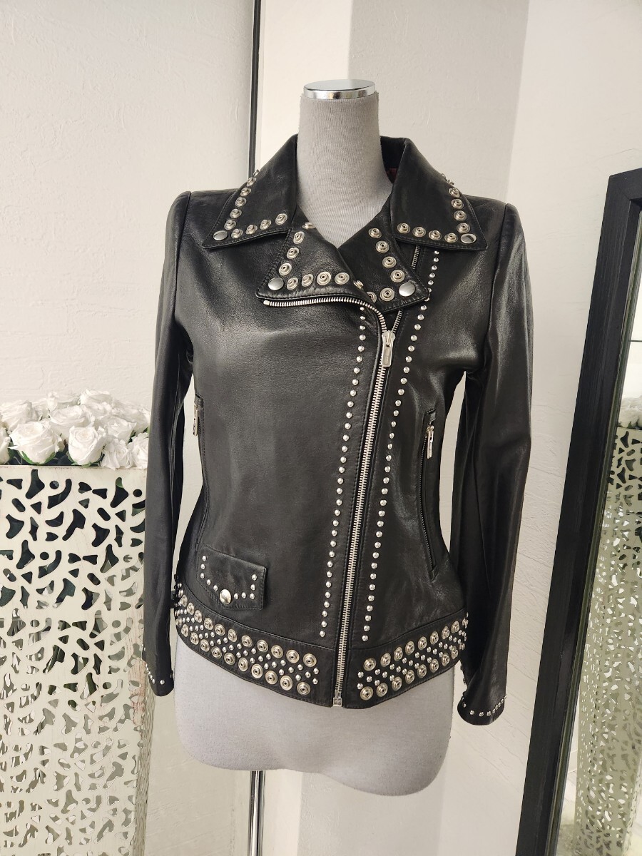 Yahoo!オークション - miumiuライダース サイズ38(8982-1)