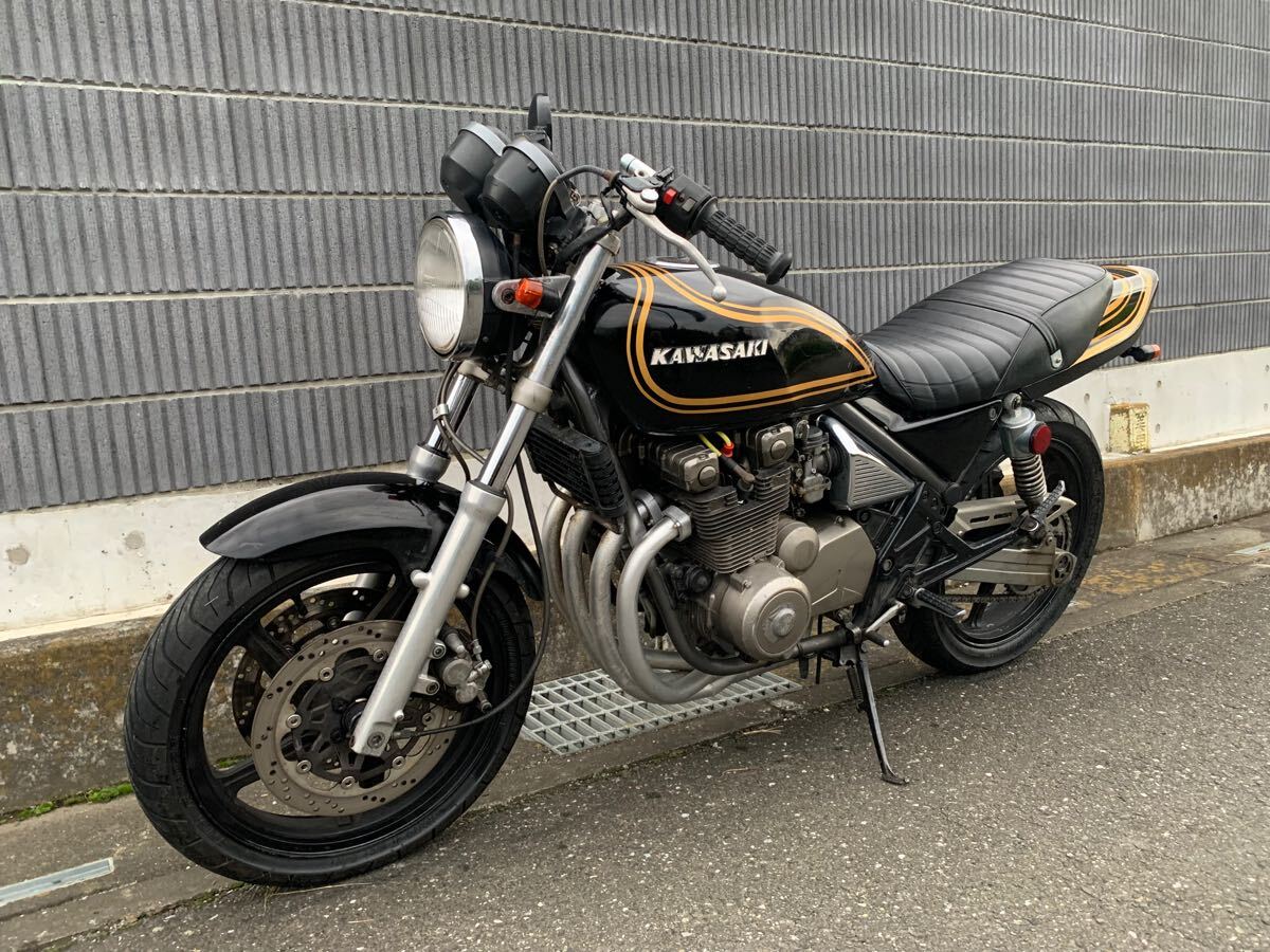 配送のみ KAWASAKI ZEPHYR ZR400C ゼファー 400cc ネイキッド 車体 カワサキ ZRX GSX400インパルス XJR400 CB250T CBX400F バブ ...