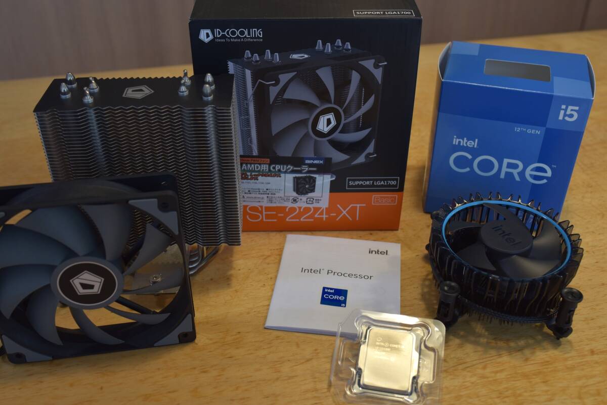 Yahoo!オークション - Core i5 12400F BOX & CPUクーラー(ID-COOLING「...