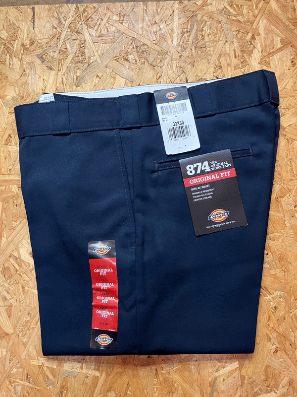 Yahoo!オークション - DICKIES 874 ORIGINAL FIT / DARK NAVY / 33×3...