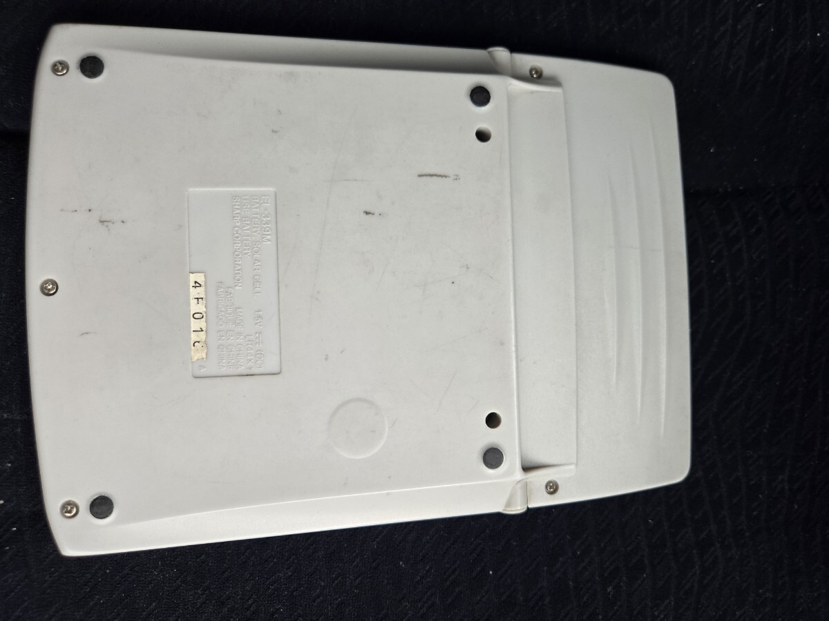 シャープ SHARP 電卓 ソーラー電池付き ElSI MATE EL-339M 12DIGIT 昭和レトロ 大きくて使いやすい計算機(シャープ)｜売買されたオークション情報、yahooの商品 ...