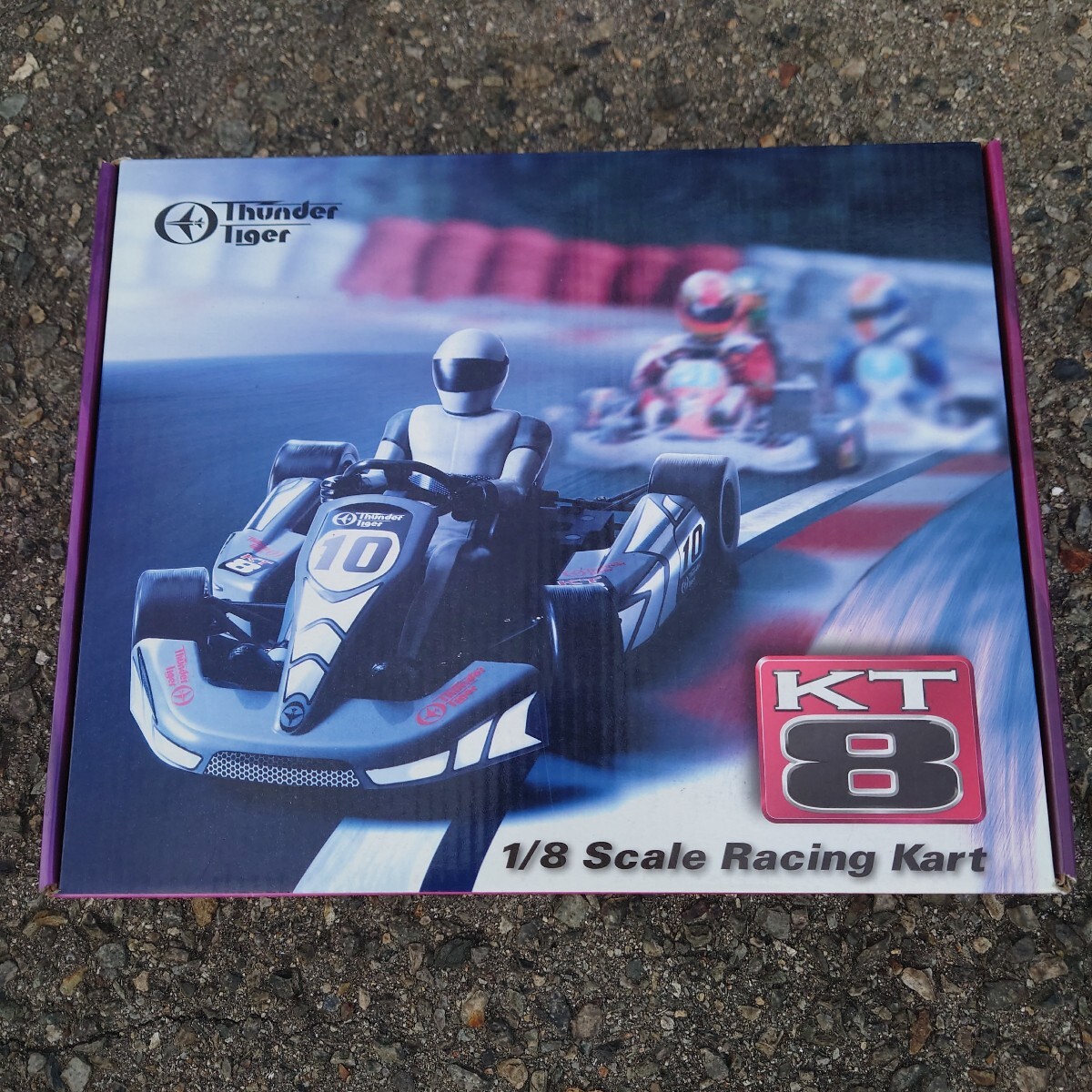 Yahoo!オークション - 蔵出し 絶版 レーシングカート KT8 サンダータイ...