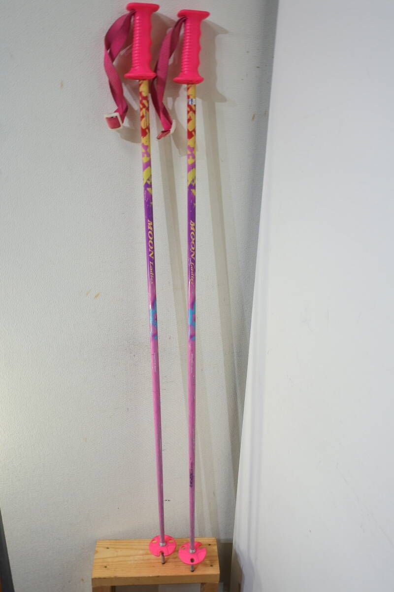 KSD/Higasi/11 SINANO/シナノ Moon ladies レディーススキー用ストック アルミ素材 115cm表記あり ユースド 傷あり(115cm～)｜売買されたオークション ...