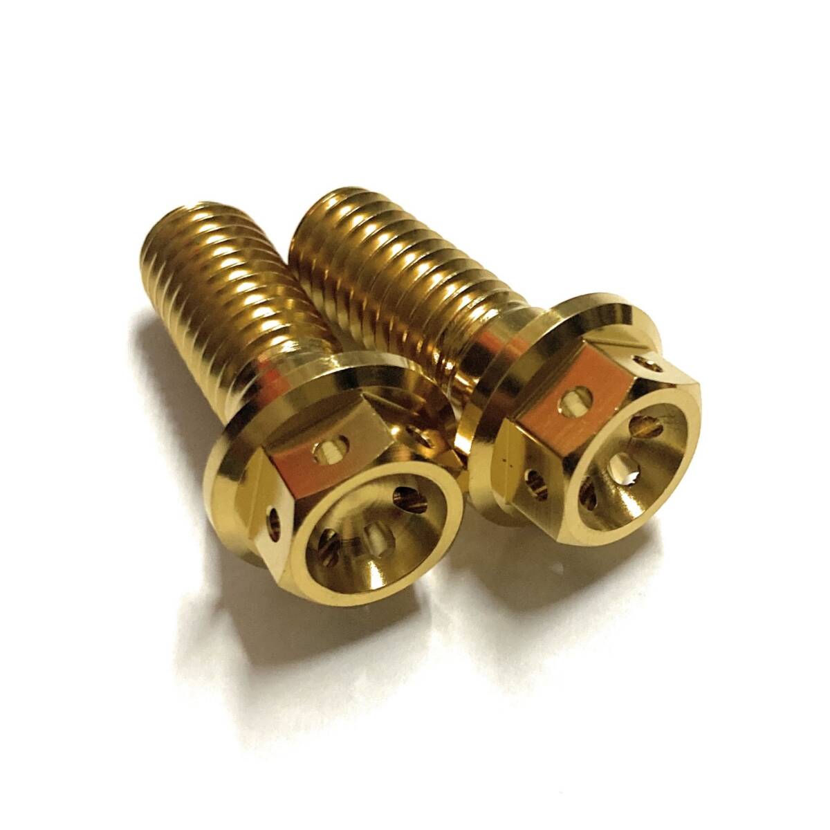 Yahoo!オークション - チタン M10 P1.5 25mm フランジボルト ブレーキ...