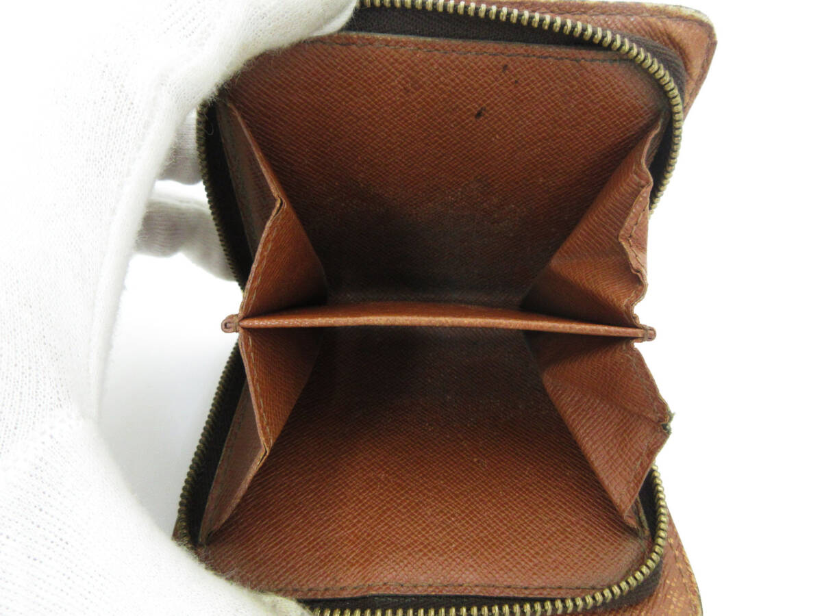 Yahoo!オークション - S09-073 ヴィトン 財布 コンパクトジップ モノグ...