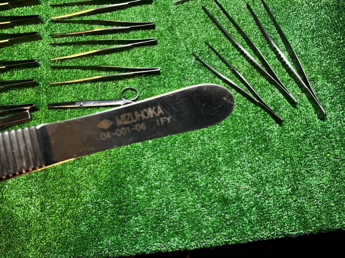 Yahoo!オークション - ピンセット 大量 まとめて / KFI(全長23㎝×10個...