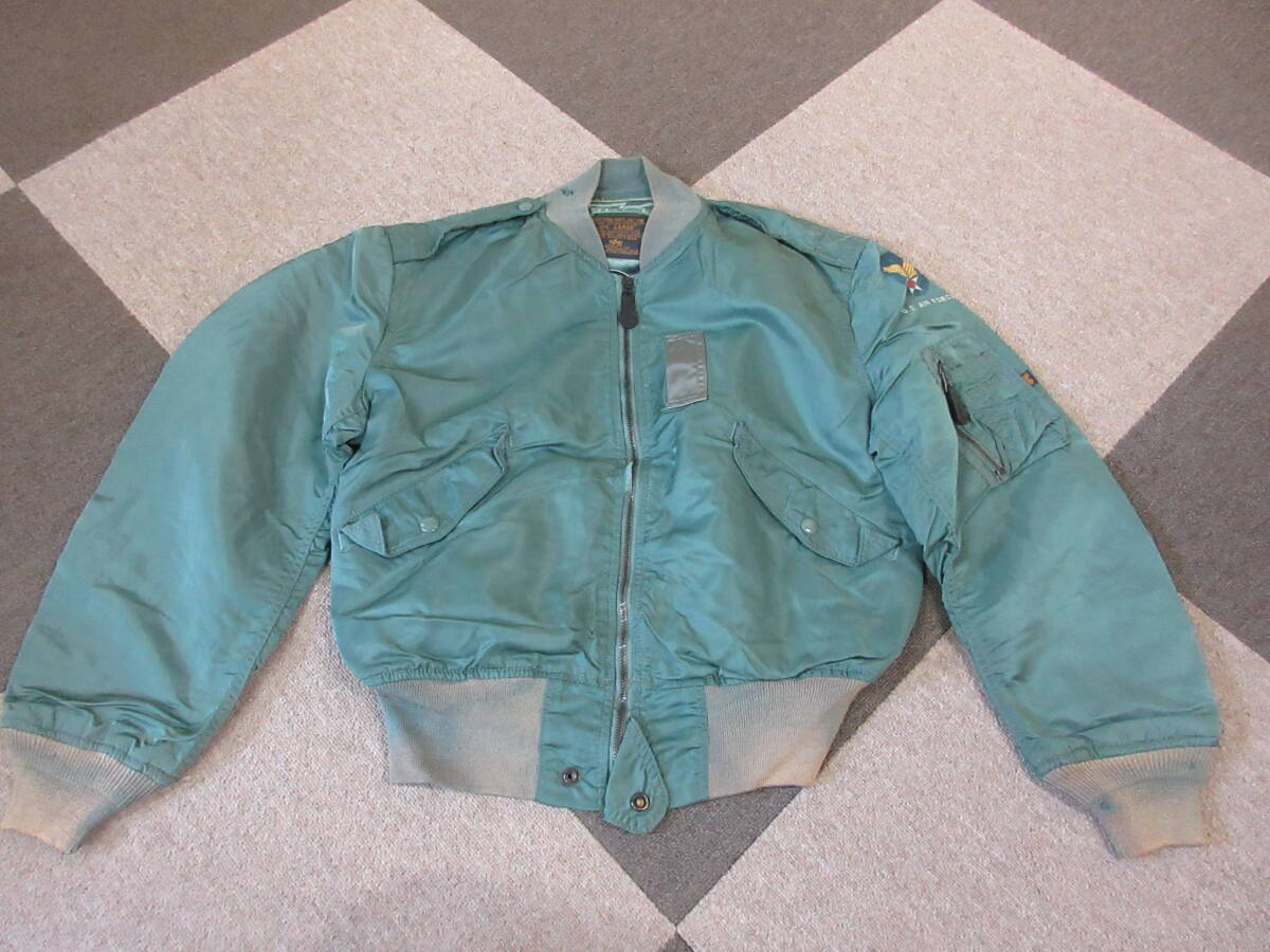 Yahoo!オークション - 90s ALPHA USA製 L-2B Lサイズ セージグリーン I...