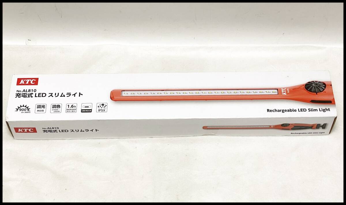 Yahoo!オークション - 未開封 KTC 充電式LEDスリムライト AL810 ワーク...