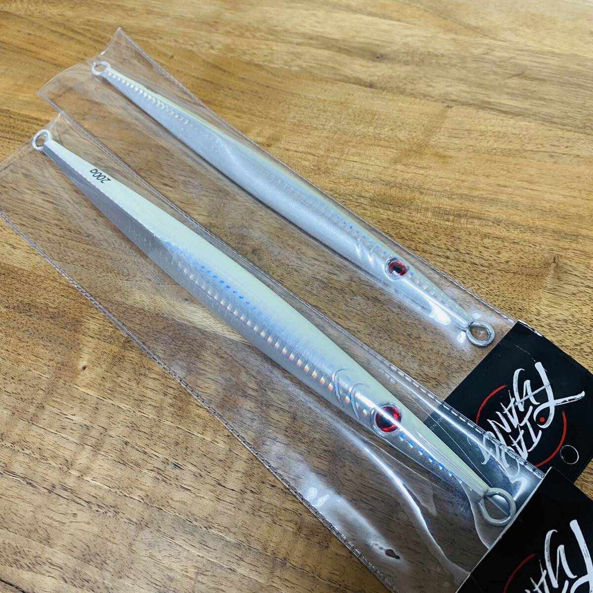 Yahoo!オークション - 160g 200g 2本セット ジギング メタルジグ スロ...