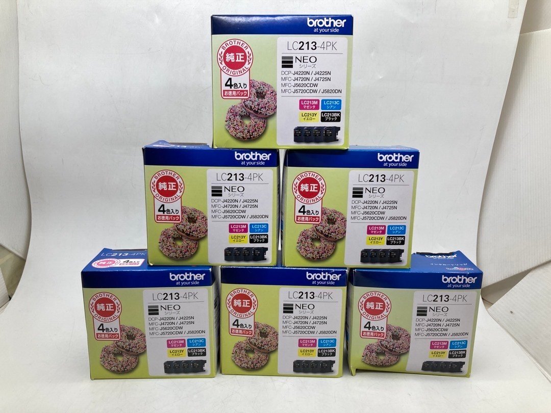 Yahoo!オークション - 【brother】6個セット LC213-4PK 4色マルチパッ...