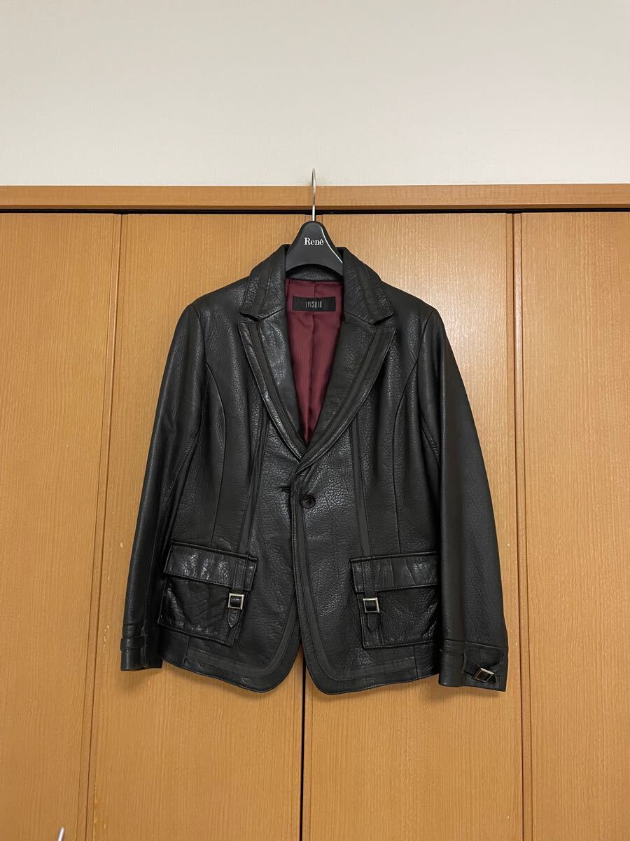 Yahoo!オークション - イヴィスト IVISUTO 羊革 ジャケット42