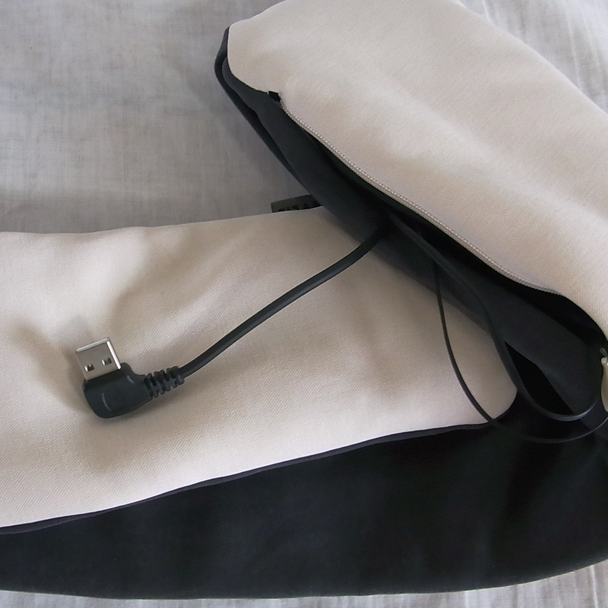 Yahoo!オークション - 電熱ベスト IHEAT ONVEL 電熱マフラー 試し試着...