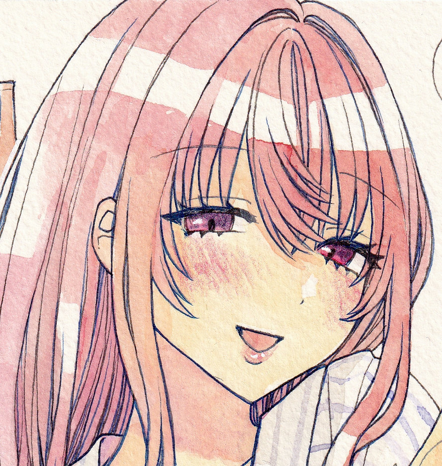 Yahoo!オークション - オリジナル 手描きイラスト ぽんしゅガール A5