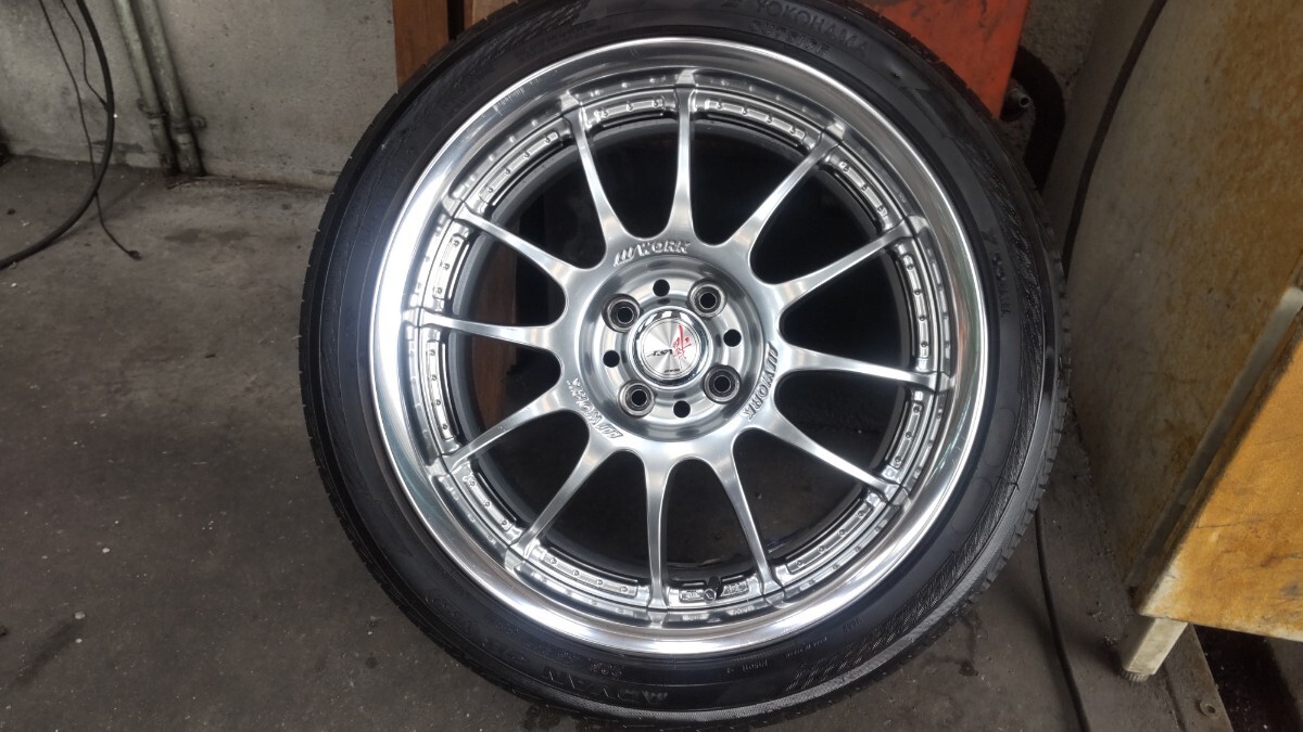 Yahoo!オークション - WORK IXA 02C コンパクトカーに 7J+28 17インチ ...