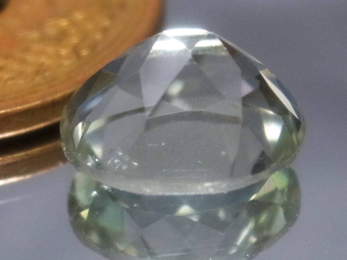 Yahoo!オークション - 3.61ct b 新品・天然グリーンアメシスト ブラジ...
