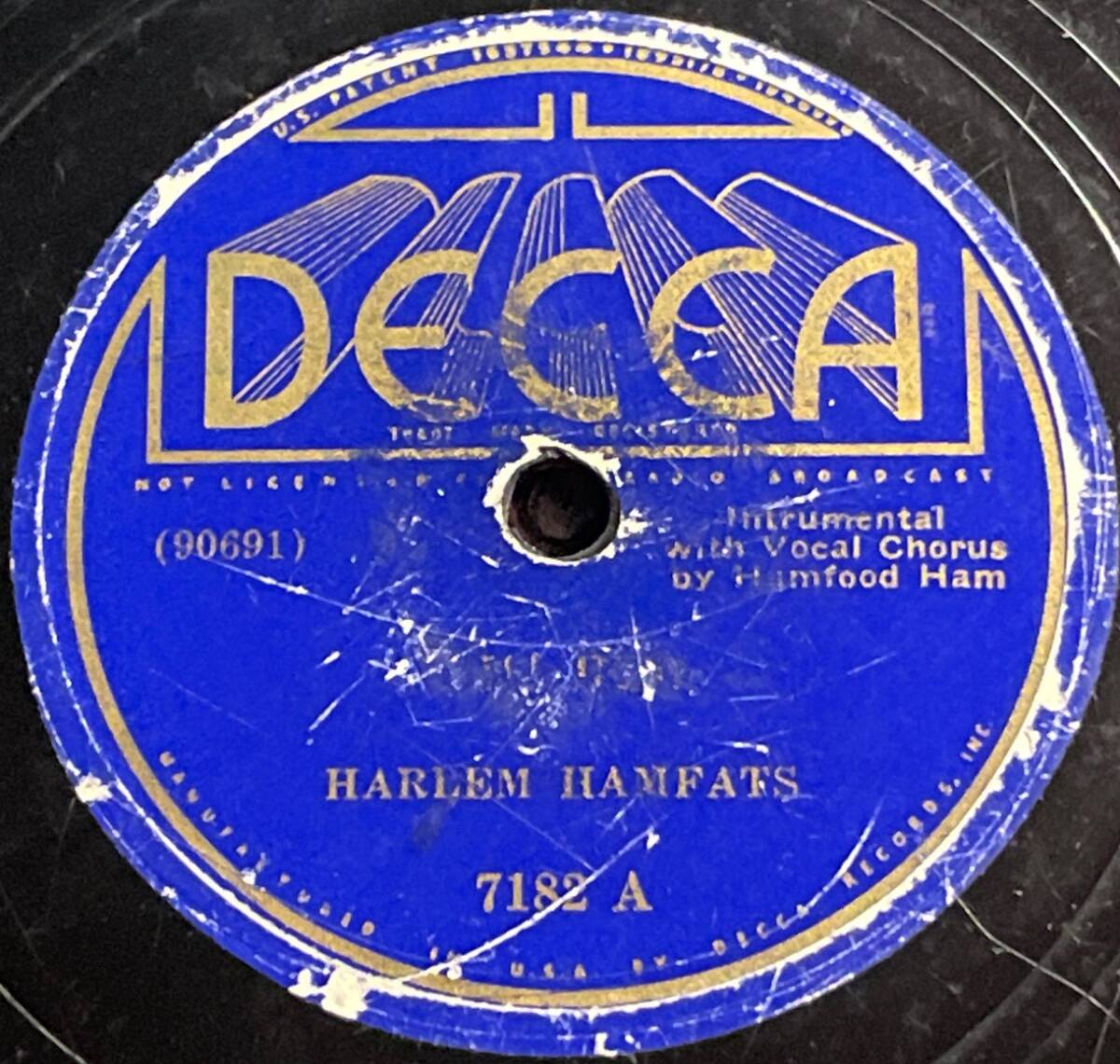 Yahoo!オークション - DECCA Records HARLEM HAMFATS ・ Oh RED / LAKE...