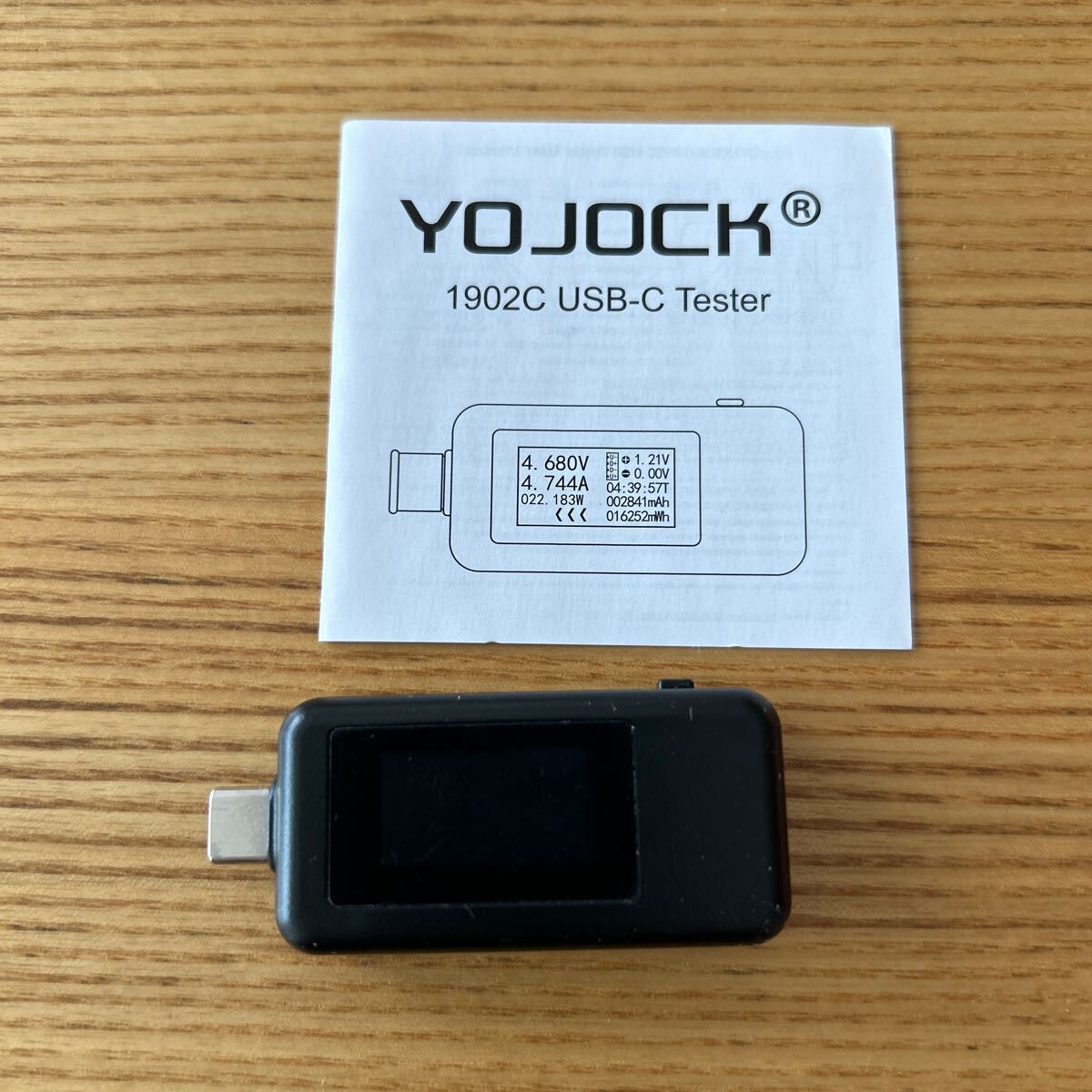 Yahoo!オークション - 【訳あり 箱破れ 美品】 Type-c電流 電圧チェッ...