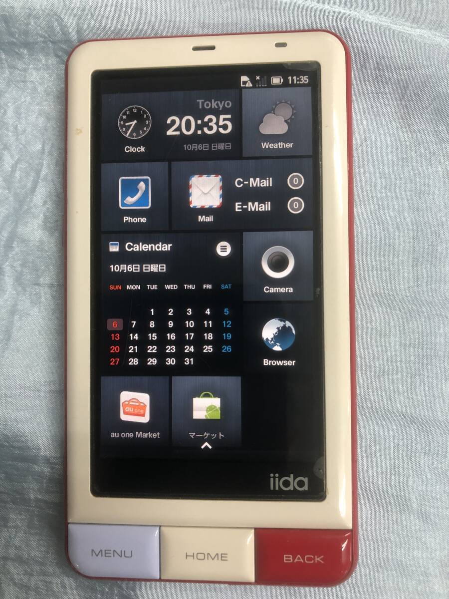 Yahoo!オークション - au iida infobar A01