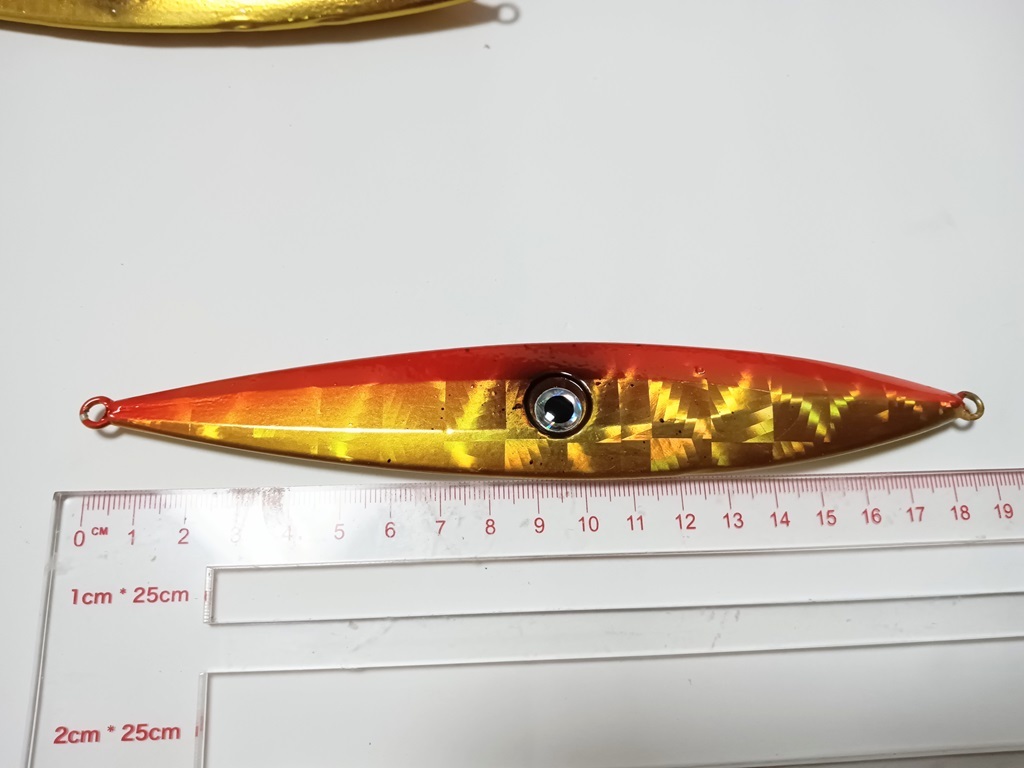 Yahoo!オークション - 在庫処分 メタルジグ 225g 3本セット ゴールド ...