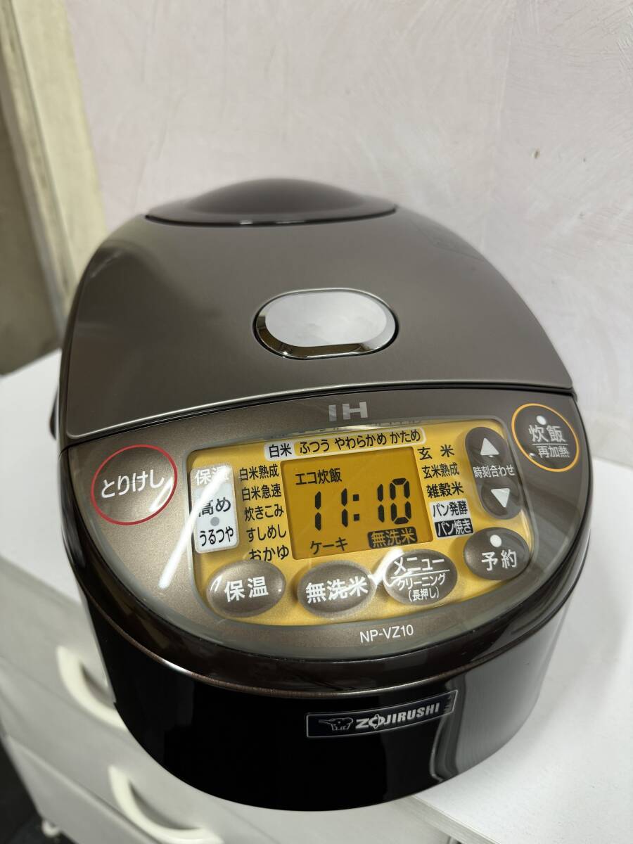 Yahoo!オークション - NP-VZ10ブラウン 5.5合 象印 IH炊飯ジャー ZOJIR...