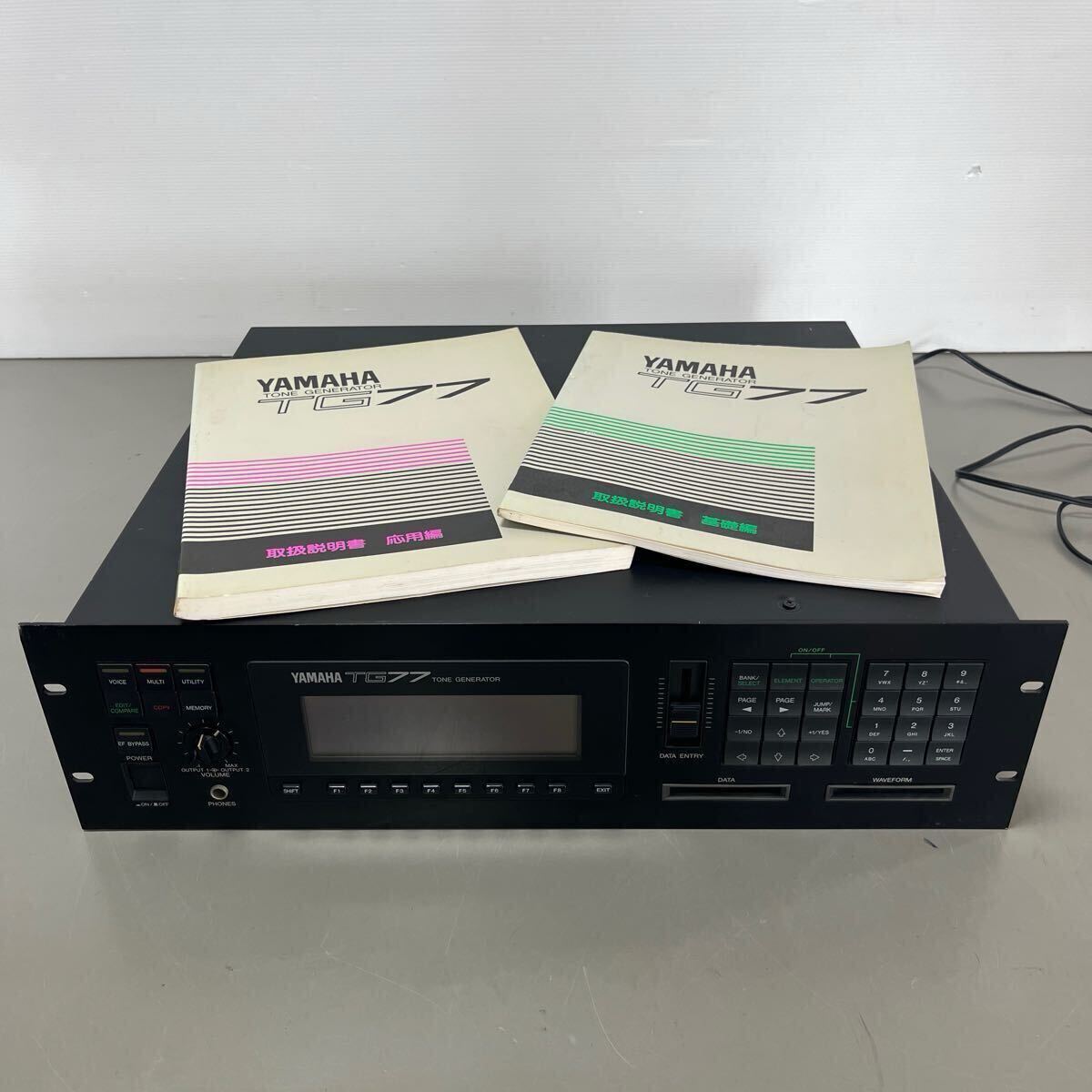 A2226 YAMAHA ヤマハ TG77 TONE GENERATOR 取扱説明書付 通電確認のみ(音源モジュール)｜売買されたオークション情報、yahooの商品情報をアーカイブ公開 ...
