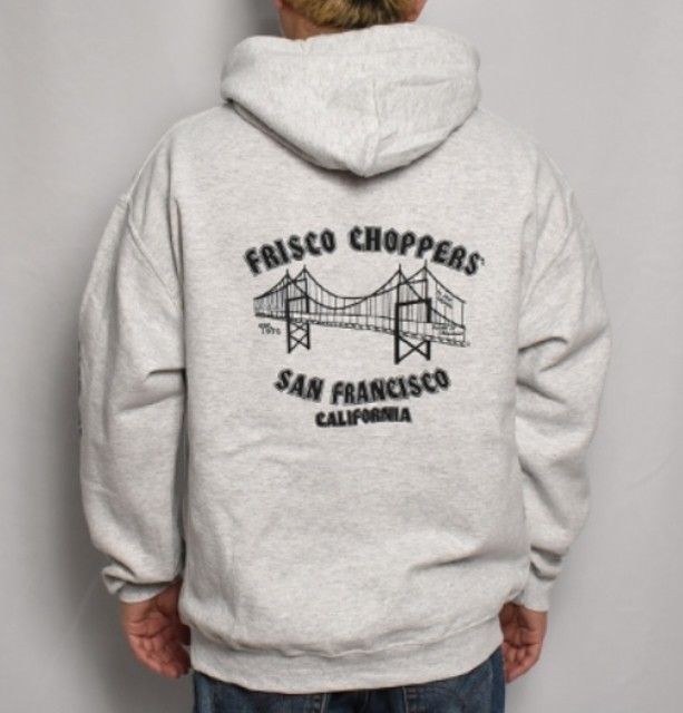 キムタク着 FriscoChoppers PulloverHoodie XLサイズ アッシュ キムタク着 FriscoChoppers PulloverHoodie XLサイズ アッシュ