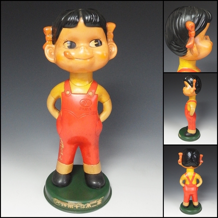 Yahoo!オークション - 【241022-6】当時物 不二家 首振りペコちゃん人...